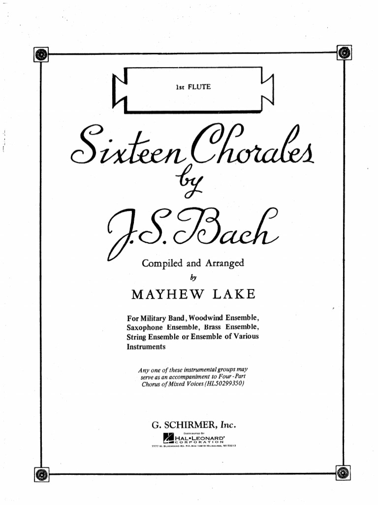 Bach 002 Flute 1 | PDF