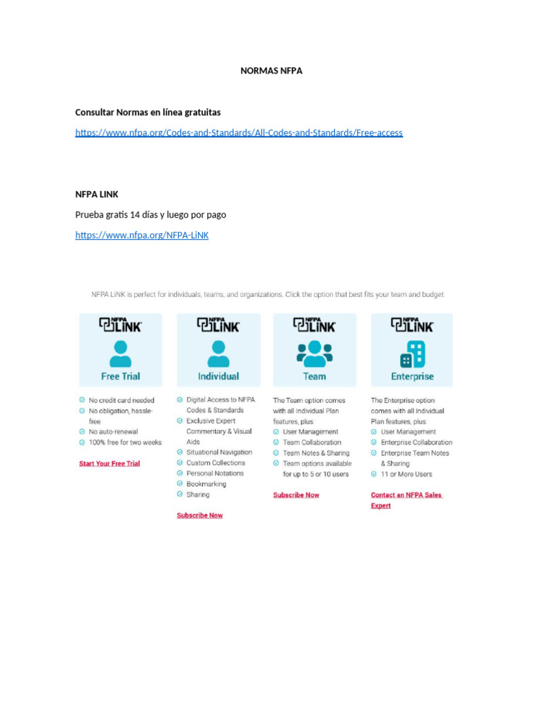 CONSULTAR_NORMAS_NFPA_EN_LINEA | PDF