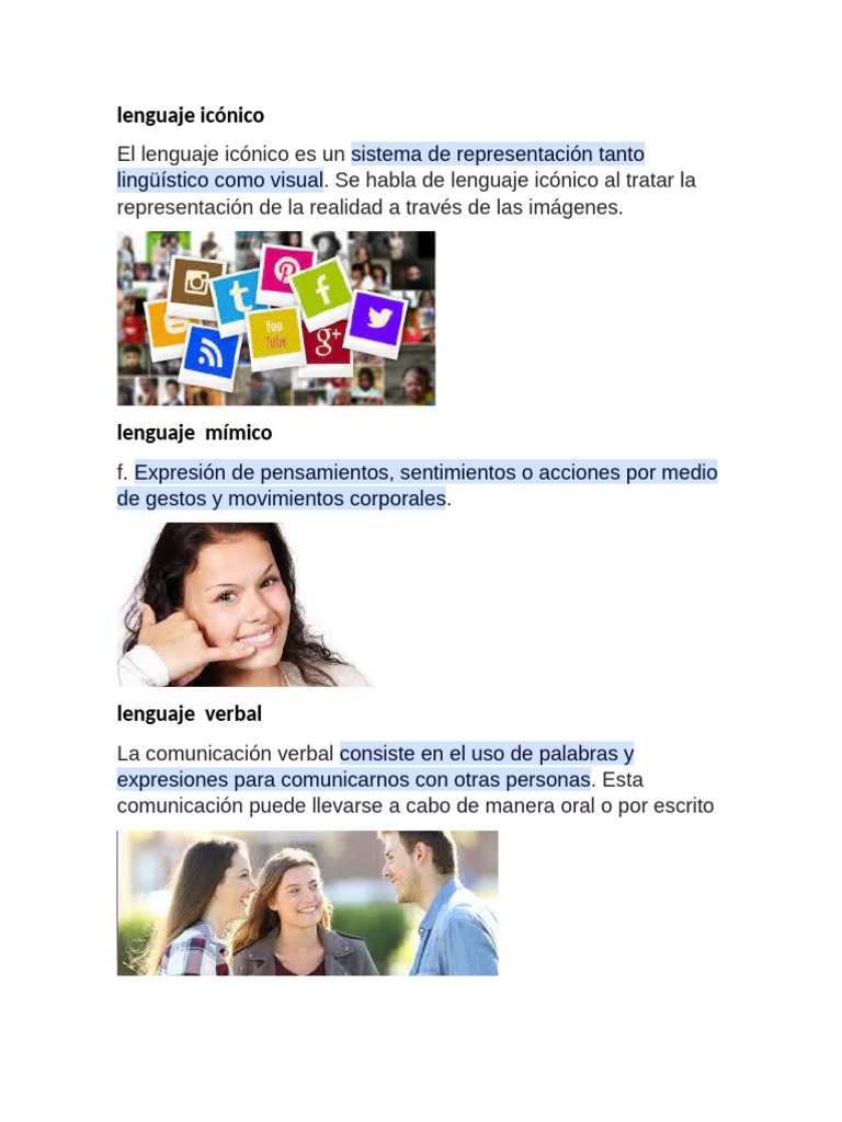 Lenguaje Icónico | PDF
