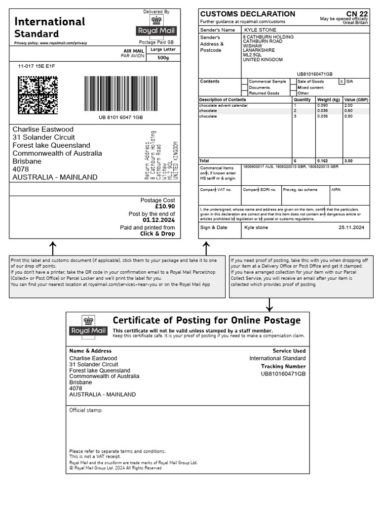 All Documents WP 1048 7166 370 | PDF | Mail | Customs