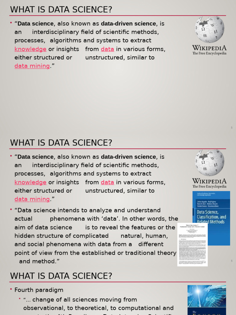 Data Science Presentation | PDF | Data Science | Science