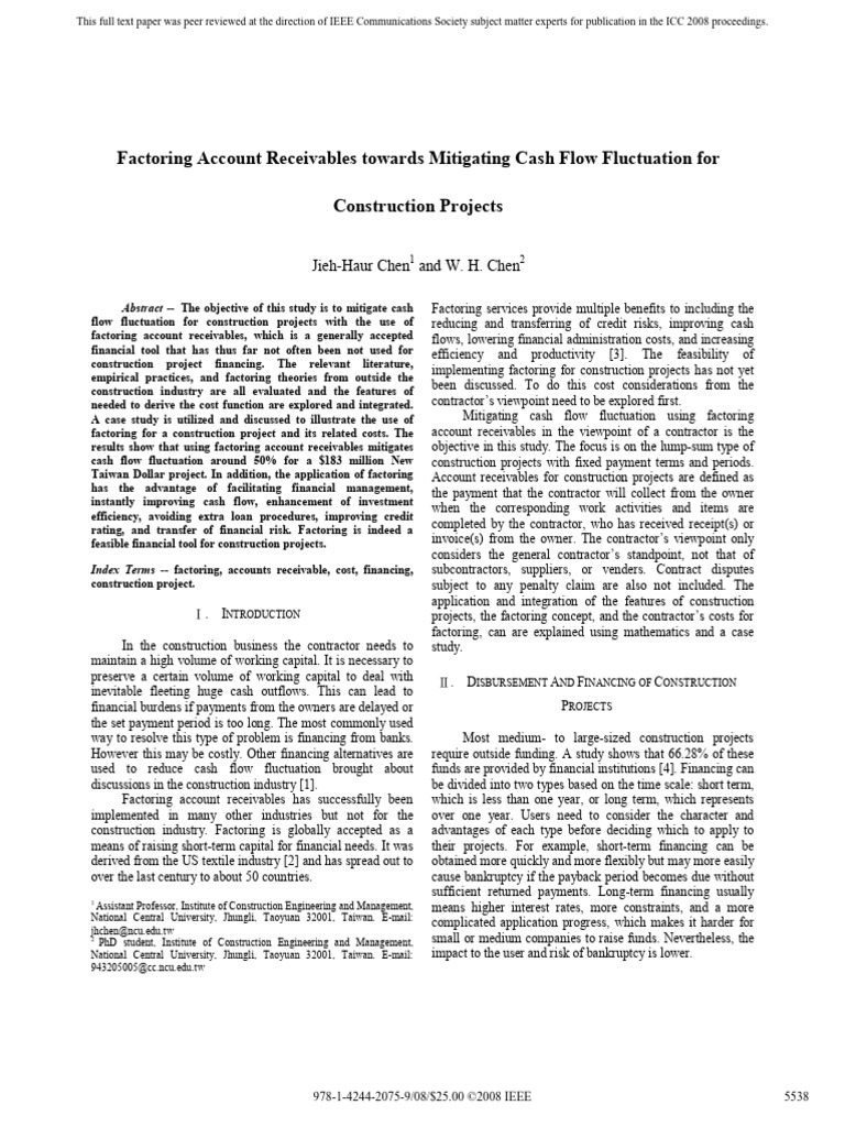 107 | PDF | Factoring (Finance) | Credit