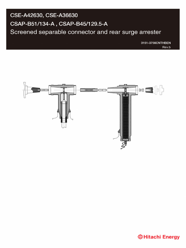 Screened Separable Connector Installation Instruction Pdf Electrical Connector Electricity