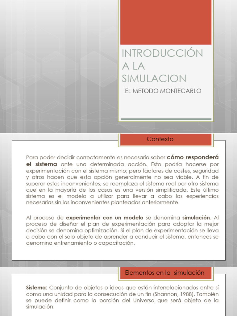 Método Montecarlo | PDF | Simulación | Diferencia