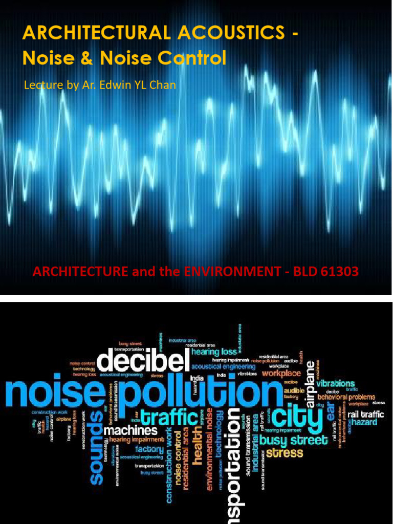 Lecture 10 Architectural Acoustics - Noise and Noise Control | PDF | Noise | Classical Mechanics