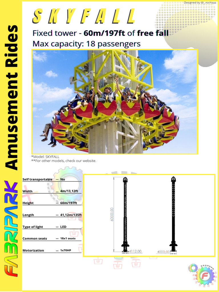 Cópia de FABRIPARK Amusement Rides - SKYFALL (English Version) | PDF