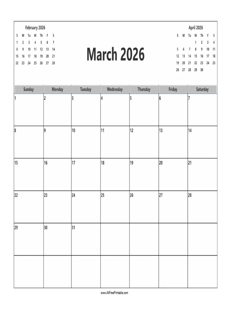 Cal Mar 2026 S | PDF