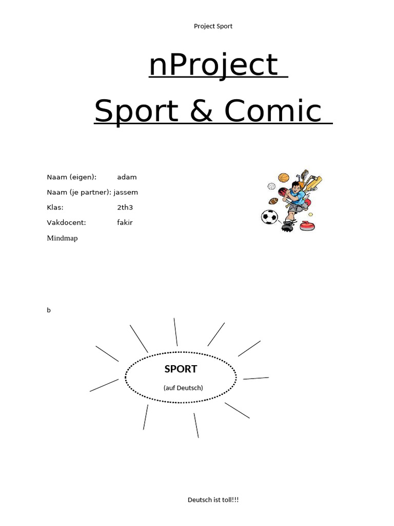 Duits Sport Project | PDF