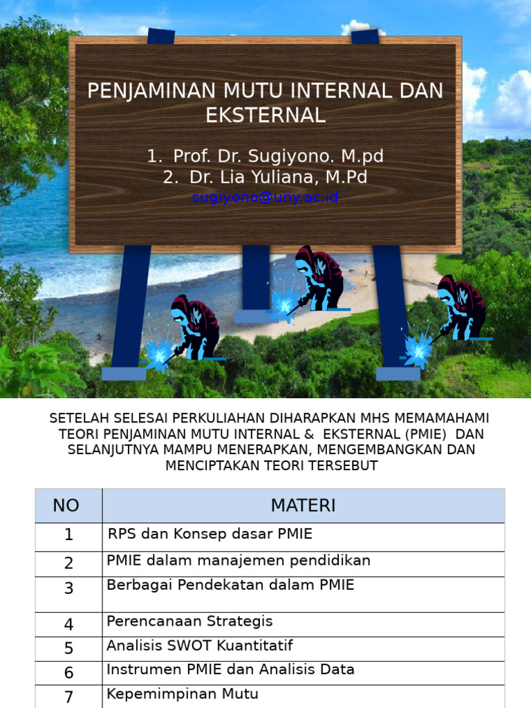Konsep Dasar Penjaminan Mutu | PDF