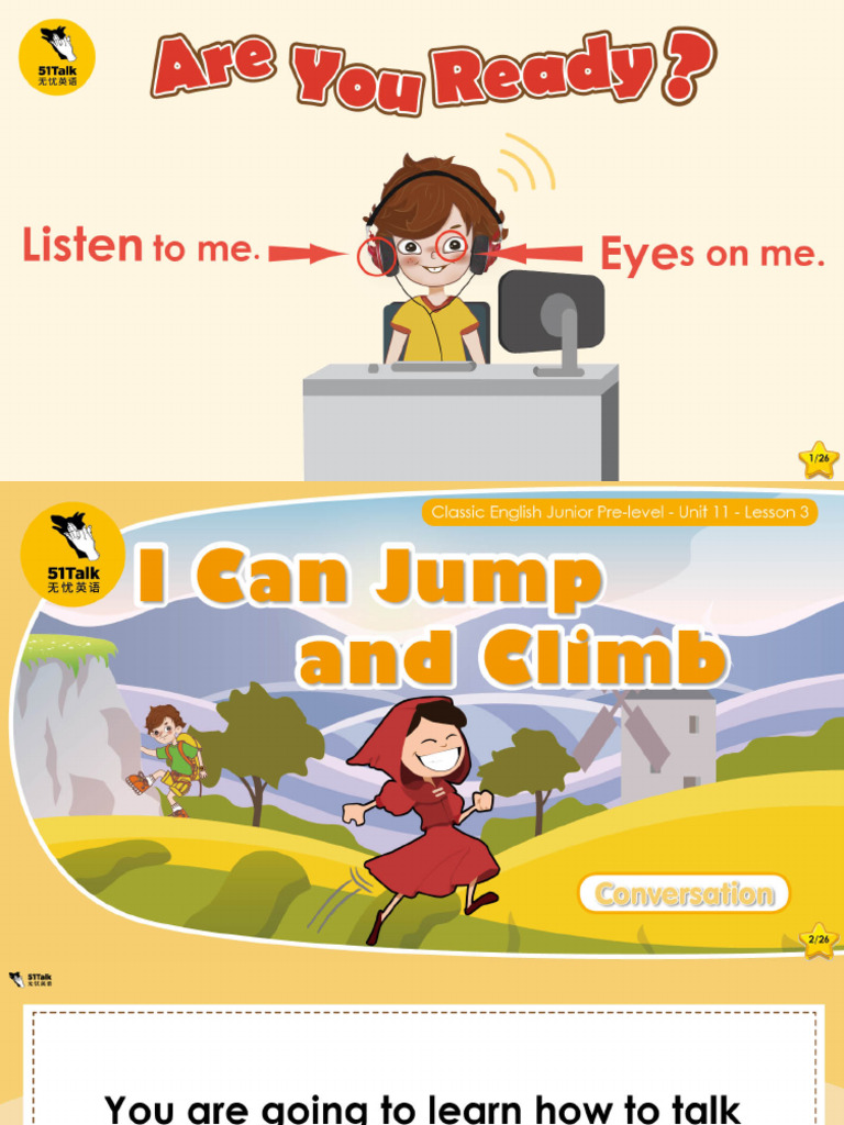 Lesson 3 I Can Jump and Climb | PDF