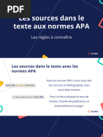Guide de bibliographie aux normes APA | PDF | Style APA | Bibliographie