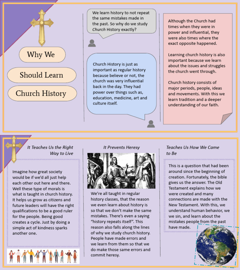 Why We Should Study Church History | PDF | Reason | Theology