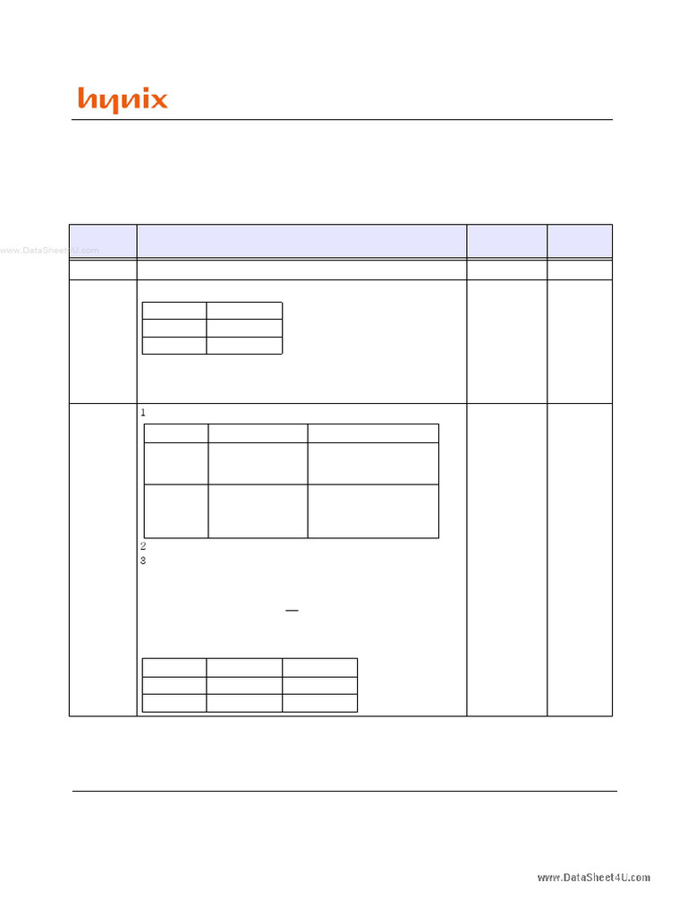 HY27US08561A | PDF | Flash Memory | Input/Output