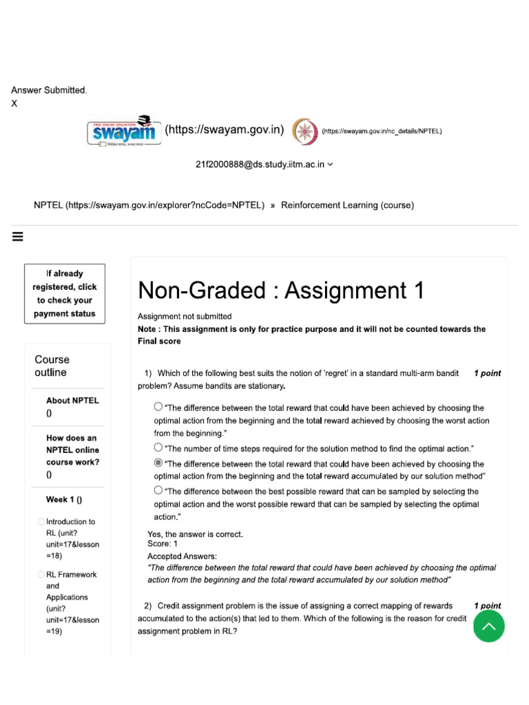 Week 1 Practice Assignment 1 | PDF