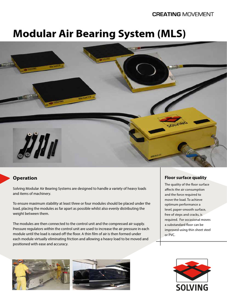 Modular Air Bearing System Overview | PDF | Equipment | Manufactured Goods