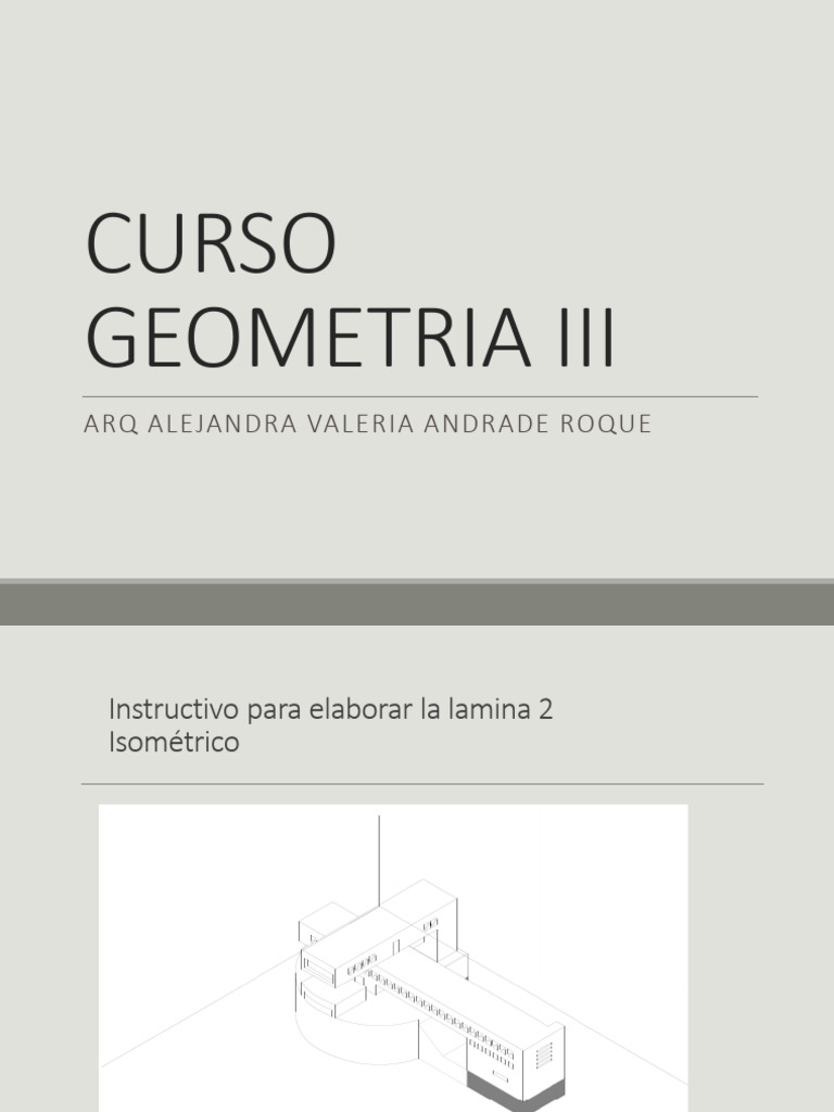 Perspectiva Isométrica | PDF | Geometría Elemental | Geometría euclidiana