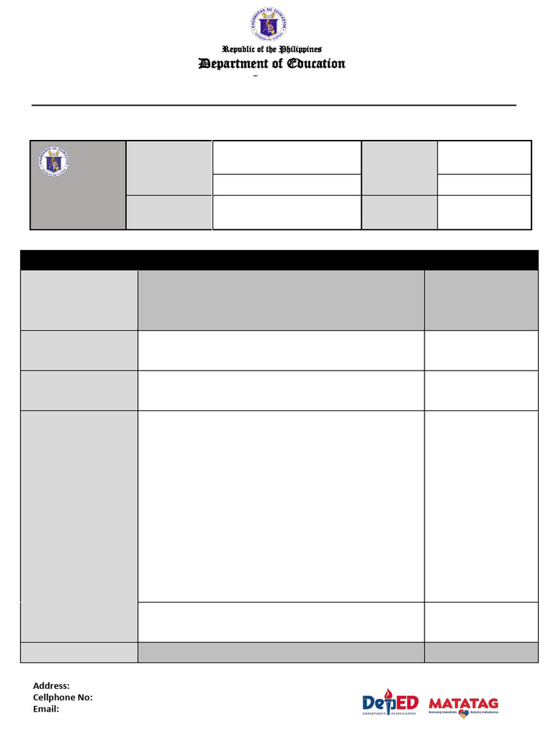 Dlp Tle Pdf Sustainability Learning