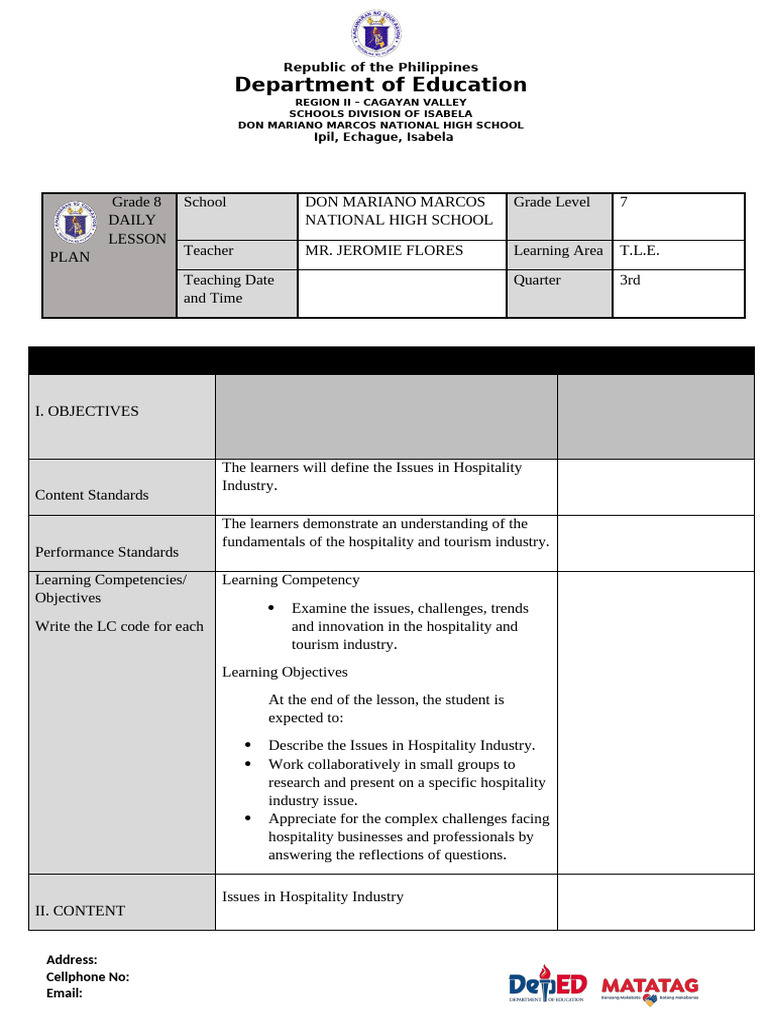 DLP 7 | PDF | Learning | Teachers