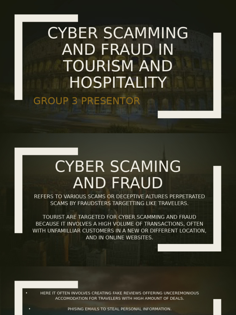 Cyber Scamming and Fraud in Tourism and Hospitality | PDF | Internet Fraud | Fraud
