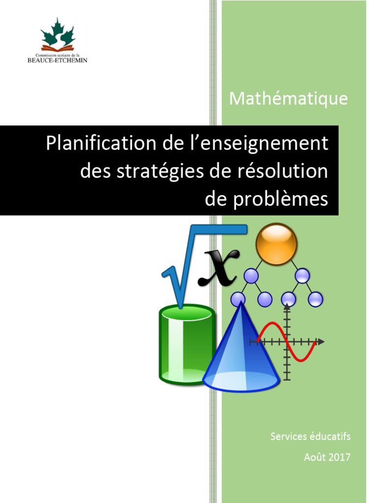 Stratégies de résolution de problèmes mathématiques | PDF | Pédagogie ...