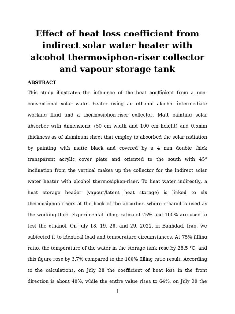 Effect+of+Heat+Loss Rev01 | PDF | Heat Transfer | Heat