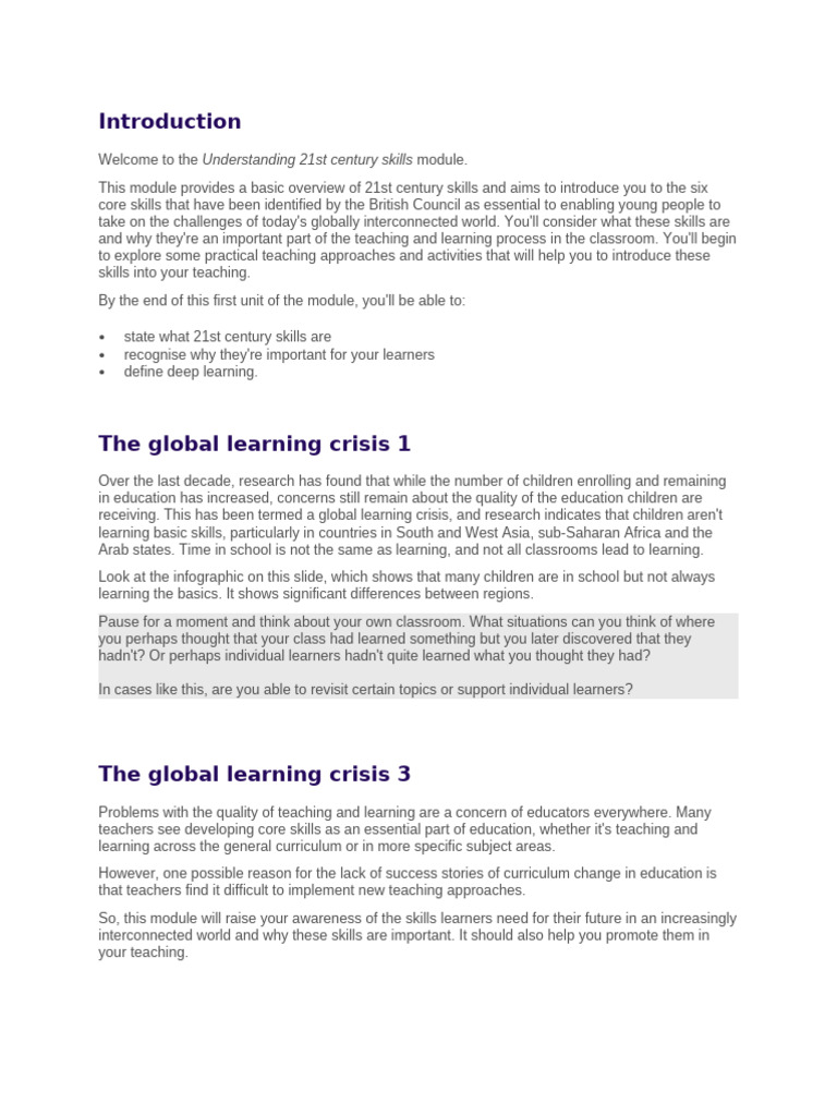 unit 1 and 2 | PDF | Critical Thinking | Learning