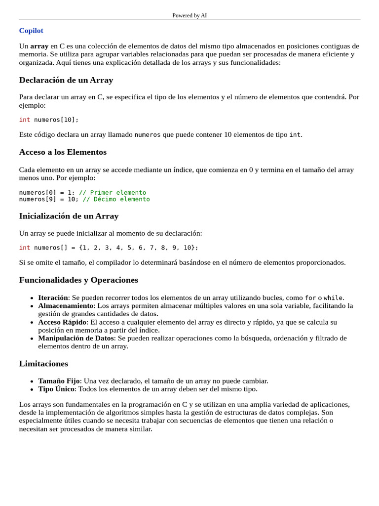Que Es Un Array | PDF