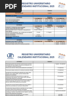 UAM Calendario - 2025 | PDF