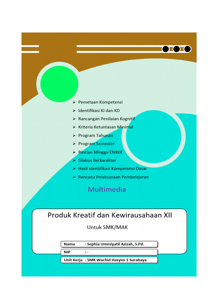 RPP Produk Kreatif Dan Kewirausahaan Kelas 12 | PDF