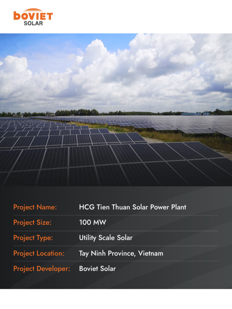 Boviet-Solar_Projects_Case-Study_Utility_Boviet-Vietnam_02-2022 | PDF ...