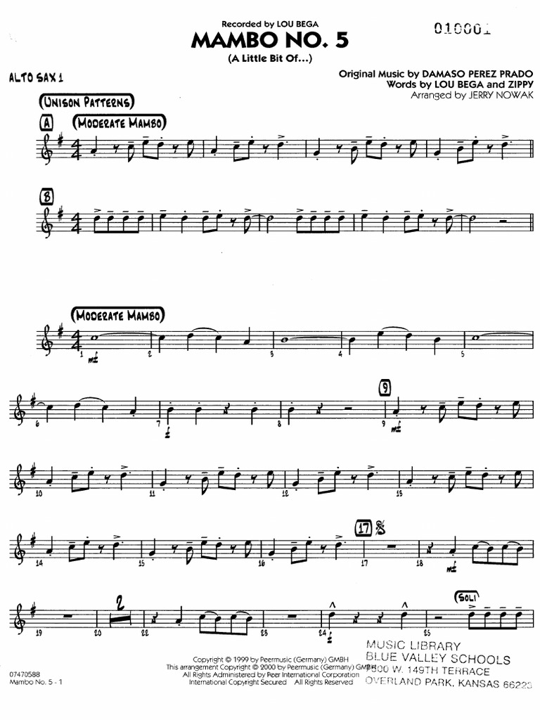 Mambo No. 5 1011 | PDF