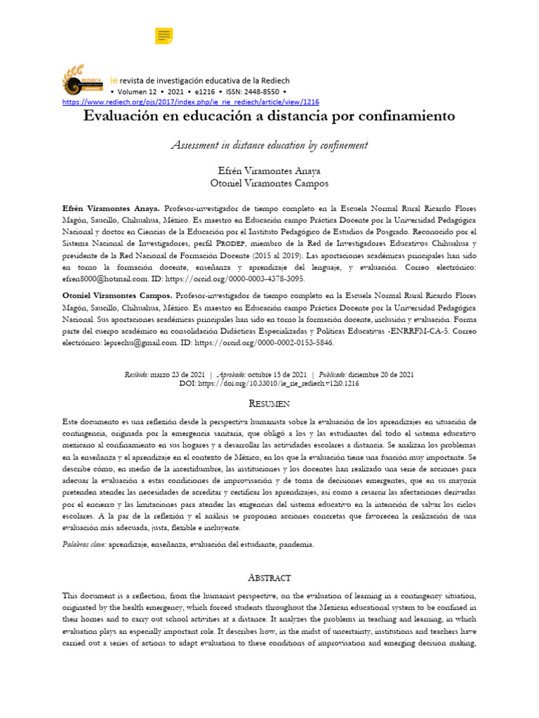 2021-Evaluación Del Aprendizaje | PDF | Evaluación | Enseñando