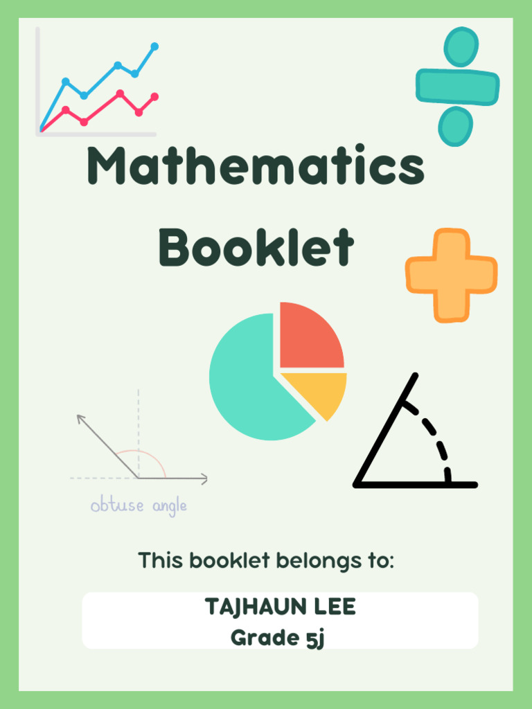 Mathematics Booklet | PDF