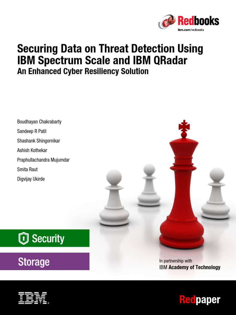 Securing Data on Threat Detection UsingIBM Spectrum Scale and IBM QRadarAn Enh redp5560 | PDF ...
