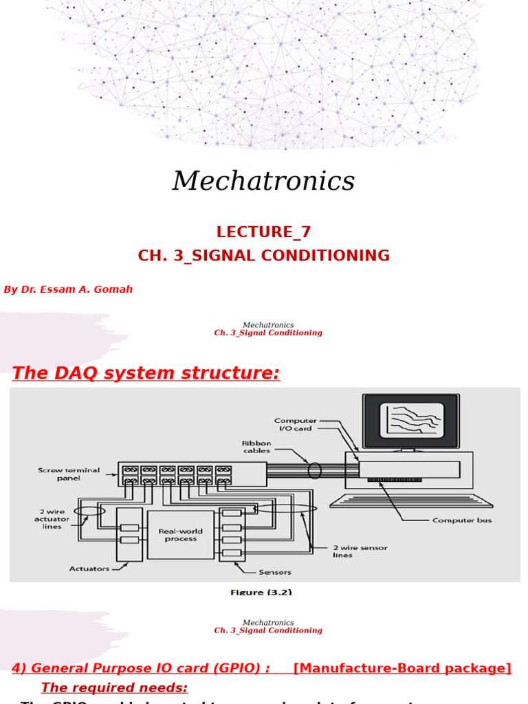 L7 Ch3 Signal Conditioning Protect | PDF | Analog To Digital Converter ...