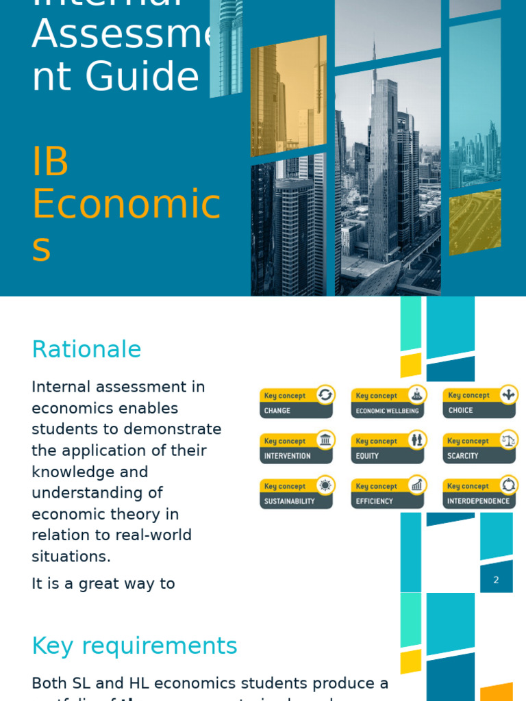 IB Economics IA: Assessment Guide | PDF | Economics | Evaluation