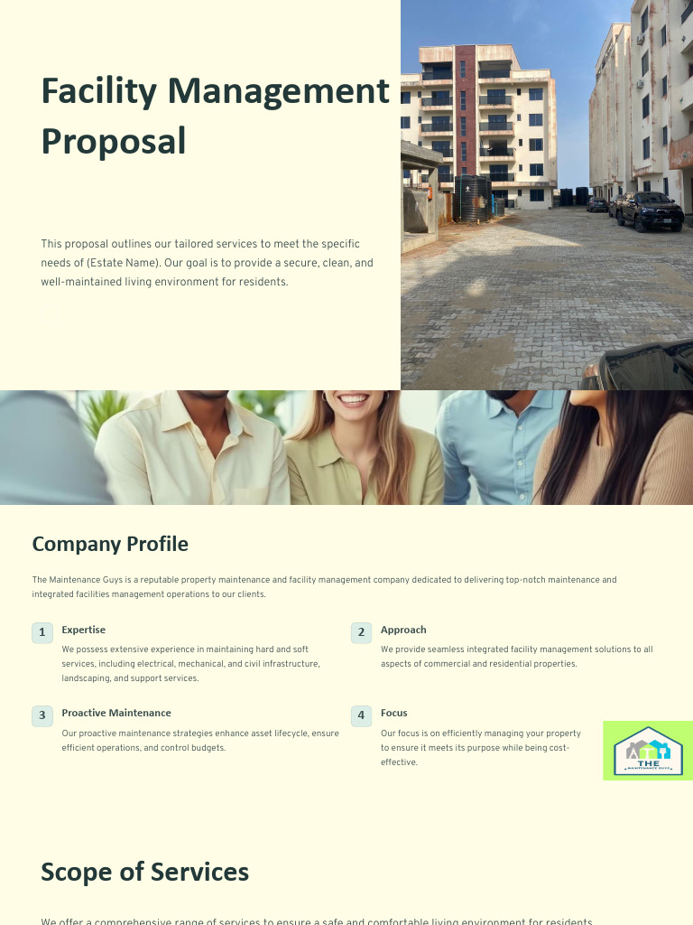 Facility Management Proposal | PDF | Waste Management | Pest Control