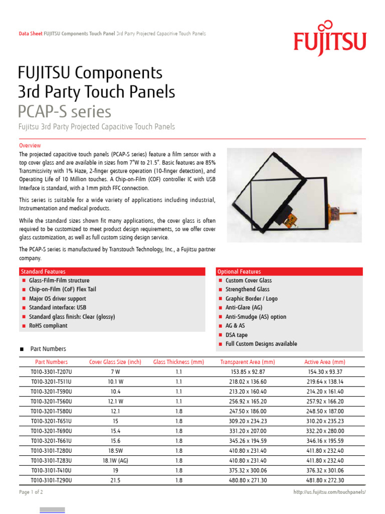 3981971487649369pcap-s | PDF | Touchscreen | Computer Engineering