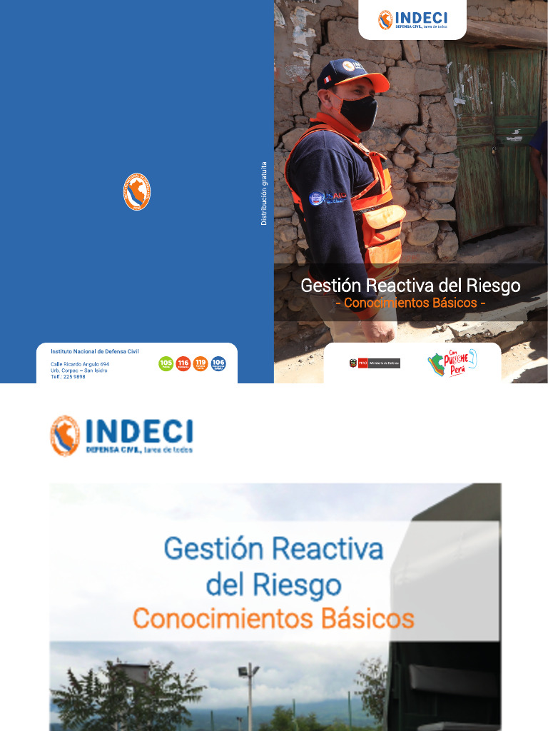 Gestión Reactiva de Riesgo - Indeci | PDF | Riesgo | Reducción de Desastres