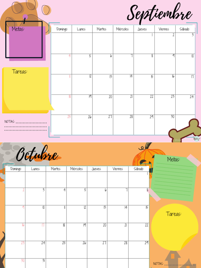 Calendario de Metas y Tareas 2023 | PDF | Calendario