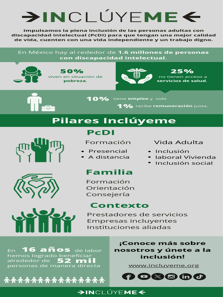 Inclusión Plena para PcDI en México | PDF
