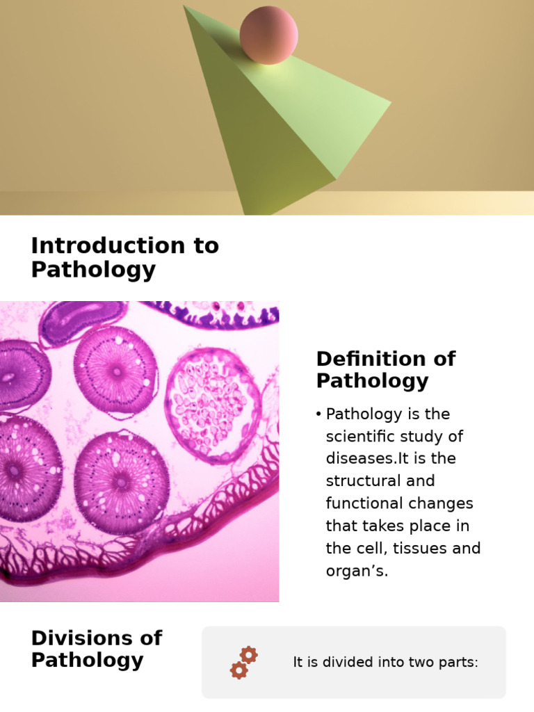 Overview of Pathology and Its Divisions | PDF | Pathology | Cytopathology