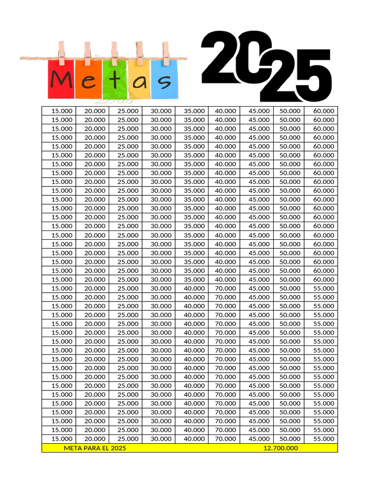 Metas 2024 | PDF