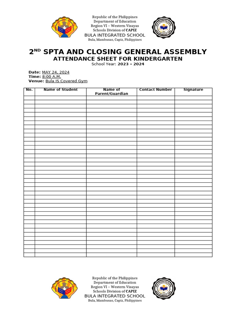 General Assembly 2024 Attendance | PDF