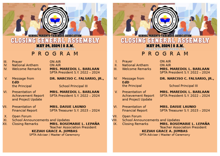 General Assembly Program Flow | PDF