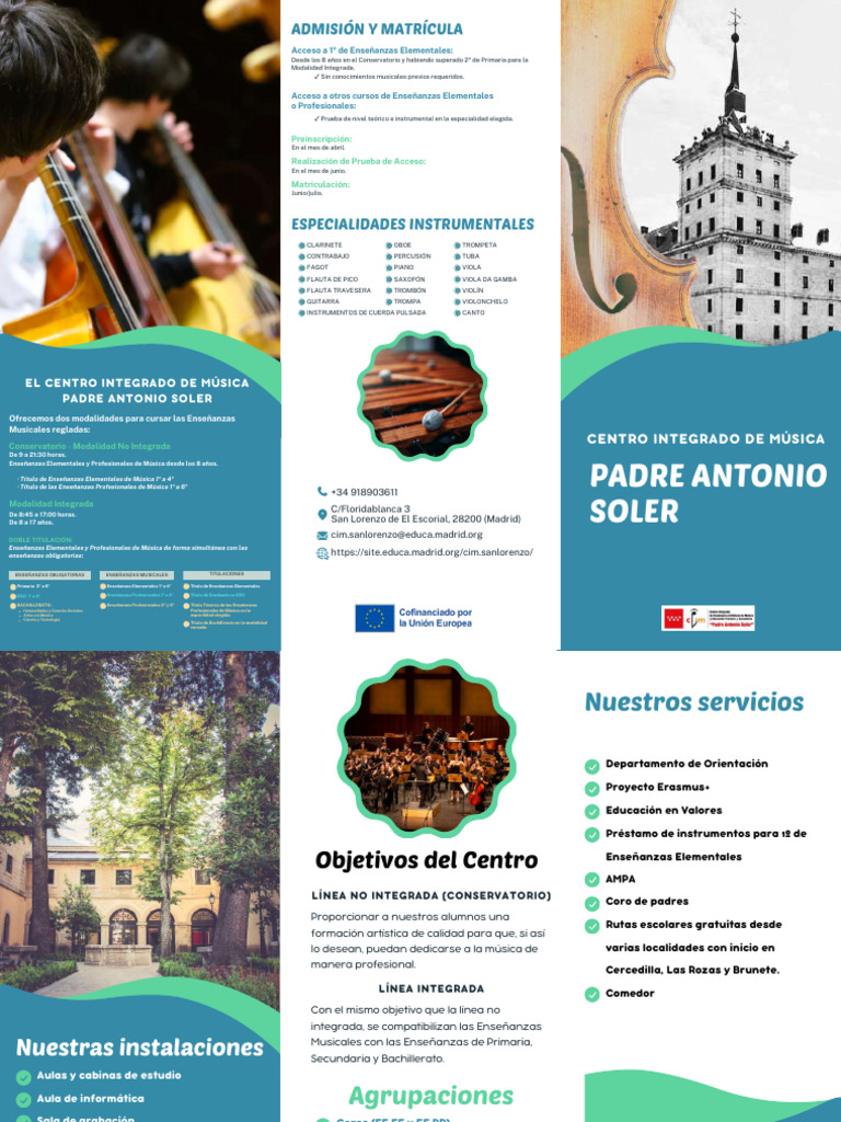 Triptico-CIM 2024 | PDF | Orquestas | Instrumentos musicales