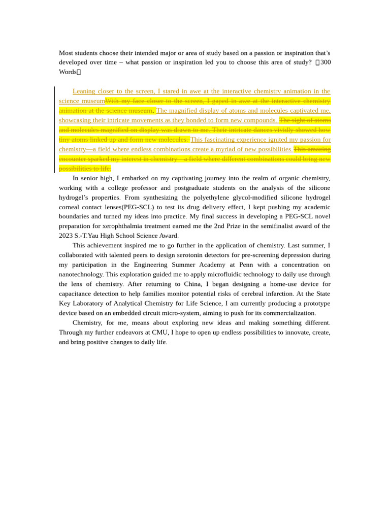 Why Major 12202 | PDF | Chemistry | Materials