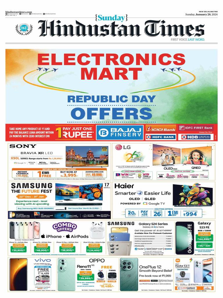 HT_Delhi_28-01-2024 | PDF