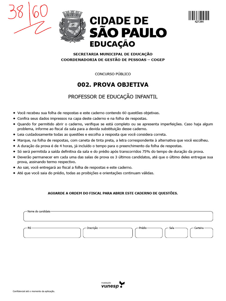 São Paulo - Pei - 2024 - 240323 - 182617 | PDF | Pré-escola | Pedagogia