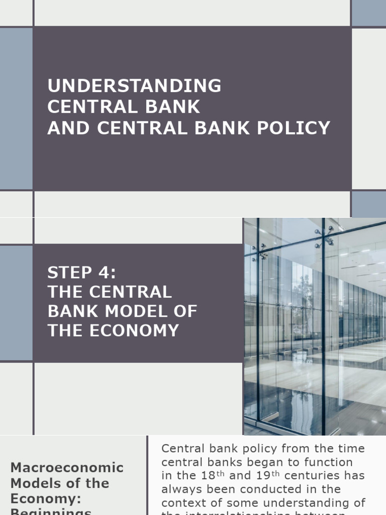 Understanding Central Bank and Central Bank Policy | PDF | Keynesian ...